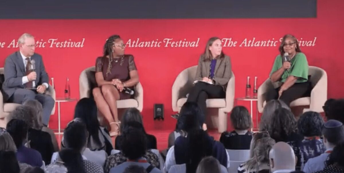 Robyn Hasan Simpson speaks at the Atlantic Festival 2024 on pretrial ...
